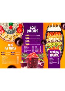 Cardápio Editável de Açaí Light - Baixe Agora!